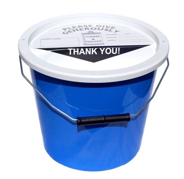Charity Money Collection Bucket with Lid - 5.7 Litres – Charnwood ...