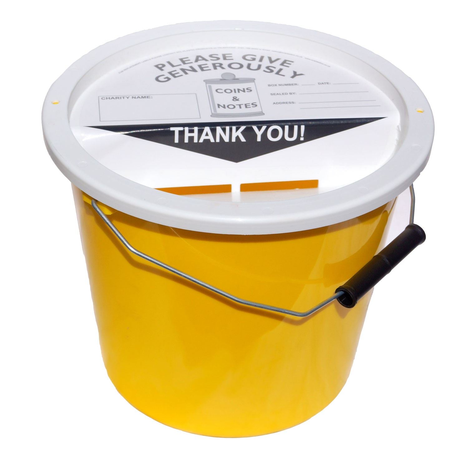 Charity Money Collection Bucket with Lid - 5.7 Litres – Charnwood ...