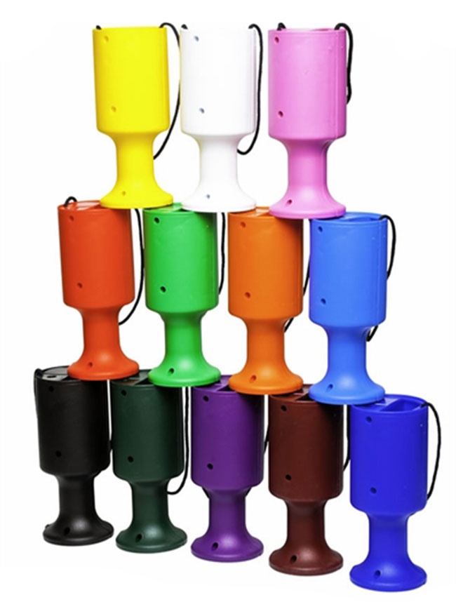 Round Handheld Plastic Charity Collection Box – Charnwood Fundraising