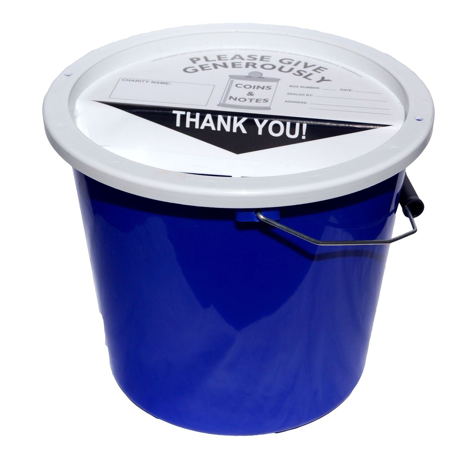 Charity Money Collection Bucket with Lid - 5.7 Litres – Charnwood ...